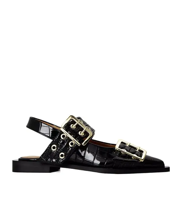 GANNI Cro Flt Ballet Pumps