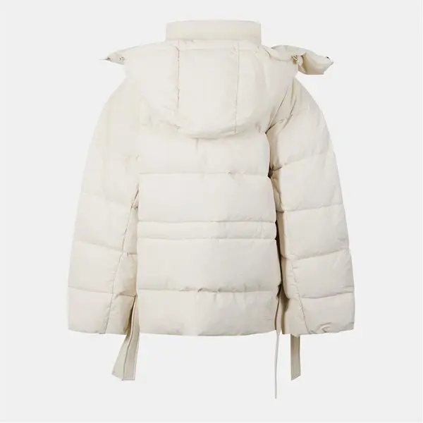 GANNI Hooded Down Jacket - White