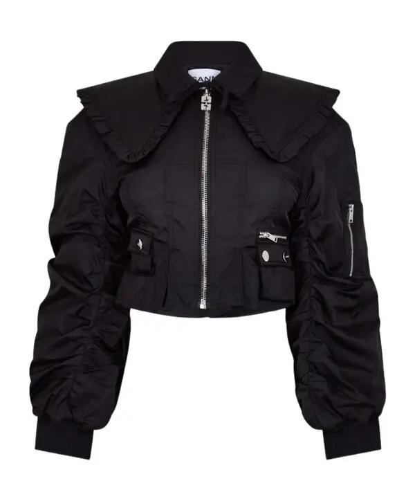 GANNI Duchesse Jkt Ld99 - Black