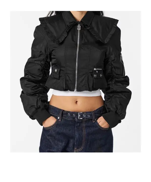 GANNI Duchesse Jkt Ld99 - Black