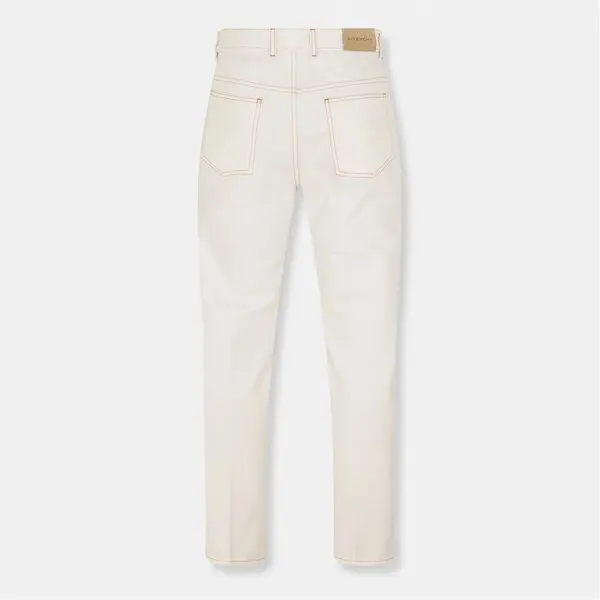 Givenchy Straight Leg Jeans With Contrast Stitching