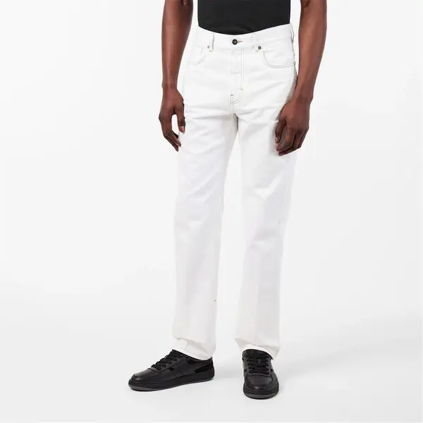 Givenchy Straight Leg Jeans With Contrast Stitching