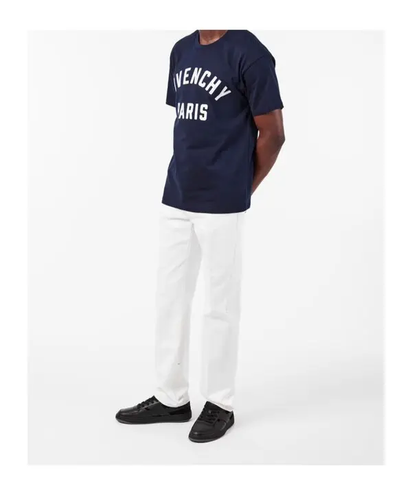 Givenchy Straight Leg Jeans With Contrast Stitching