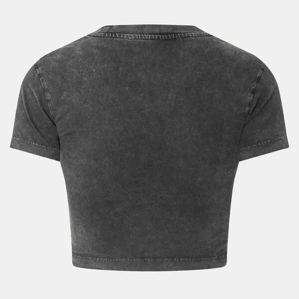 Off-White Cropped Crewneck T-shirt