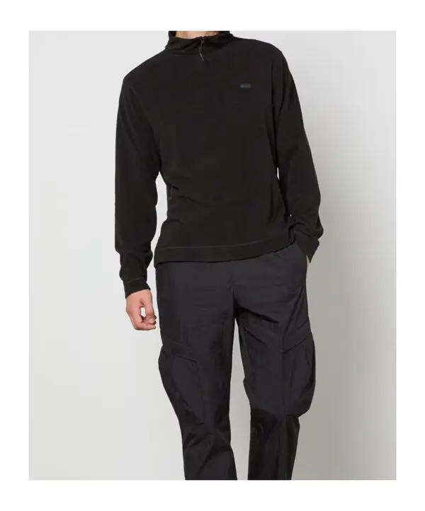 Rains High Neck Half-zip Sweater