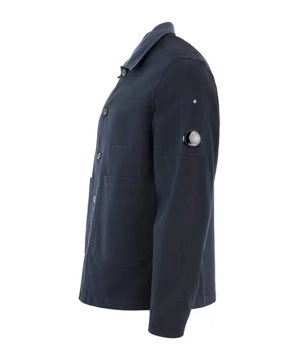 C.P. COMPANY Color-blocked Collar Workwear Jacket