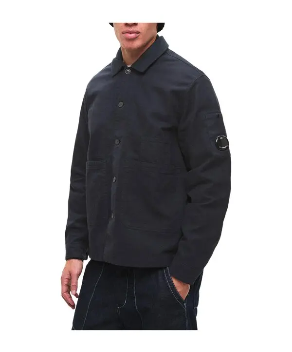 C.P. COMPANY Color-blocked Collar Workwear Jacket