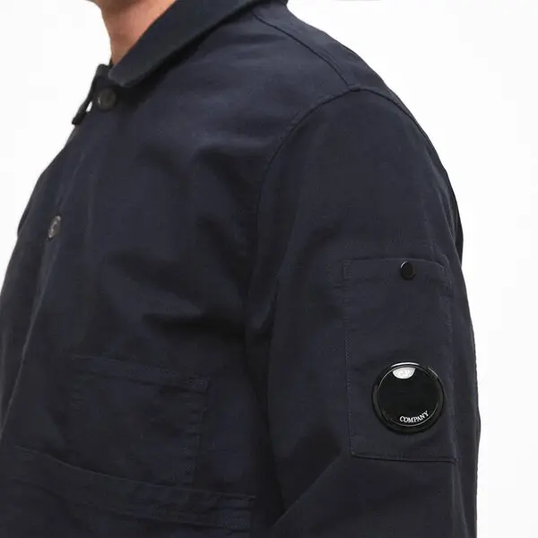 C.P. COMPANY Color-blocked Collar Workwear Jacket