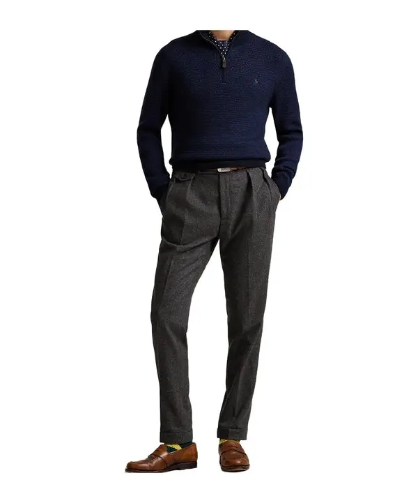 Polo Ralph Lauren Half-zip Textured Knit Sweater