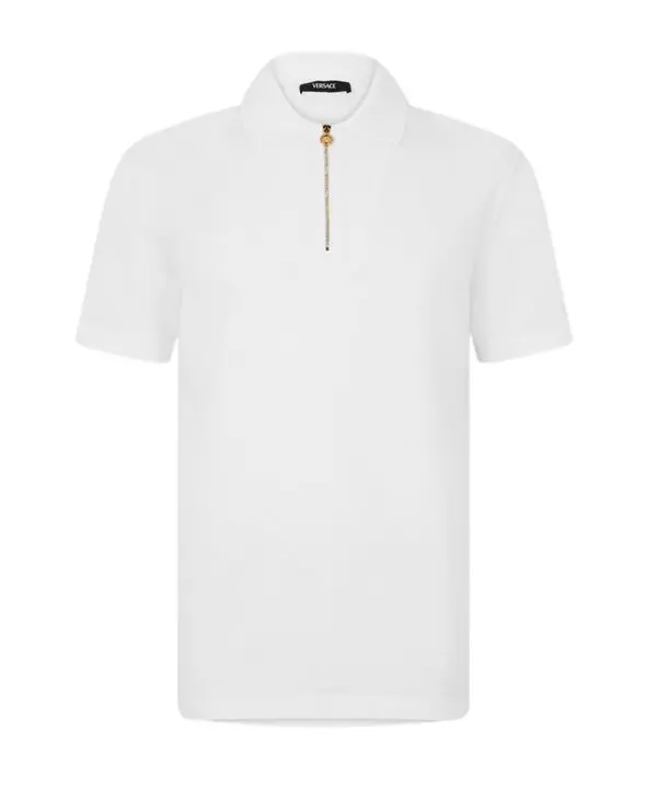Versace Short-sleeve Polo - White