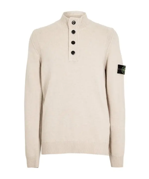 Stone Island Half-button Jumper