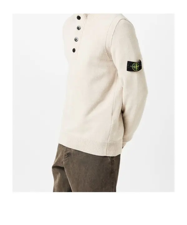 Stone Island Half-button Jumper