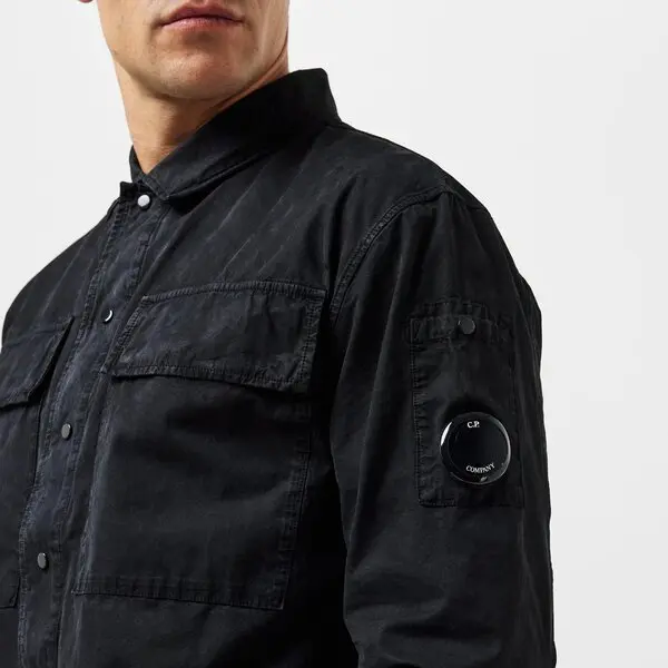 C.P. COMPANY Collared Workwear-style Shirt Jacket