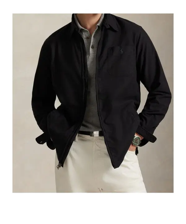 Polo Ralph Lauren Garment Dye Overshirt - Black