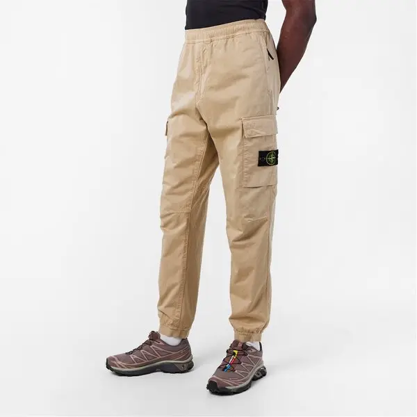 Stone Island Satin Cargo Trousers