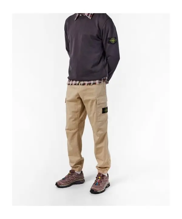 Stone Island Satin Cargo Trousers