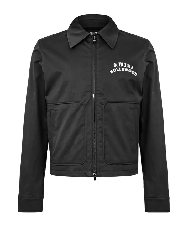 Amiri Zip-up Jacket With Embroidered Lettering