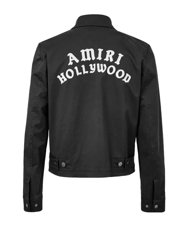 Amiri Zip-up Jacket With Embroidered Lettering