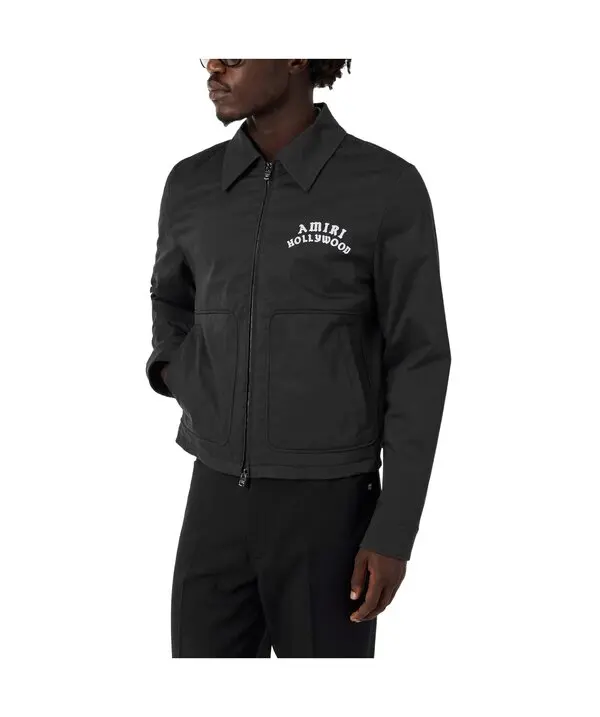 Amiri Zip-up Jacket With Embroidered Lettering