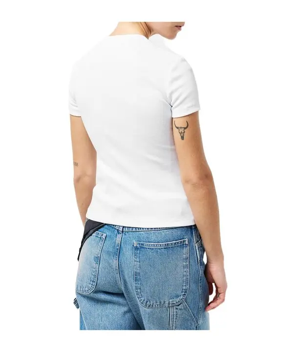 Off-White Stamp Rib Baby Tee