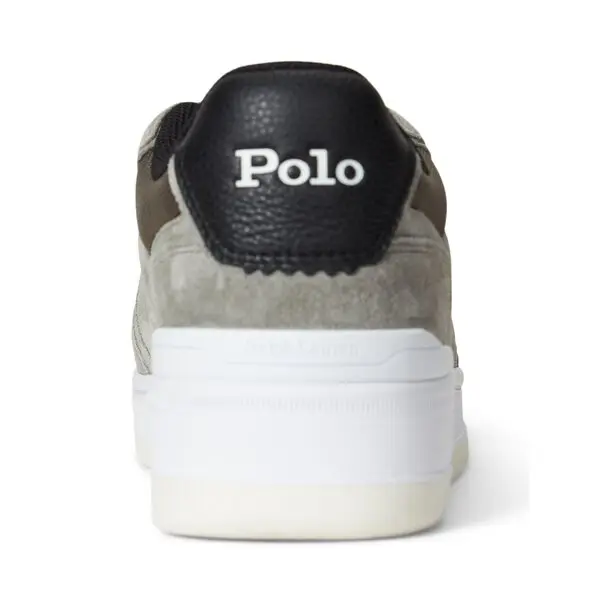Polo Ralph Lauren Grey Suede Low Top Sneakers