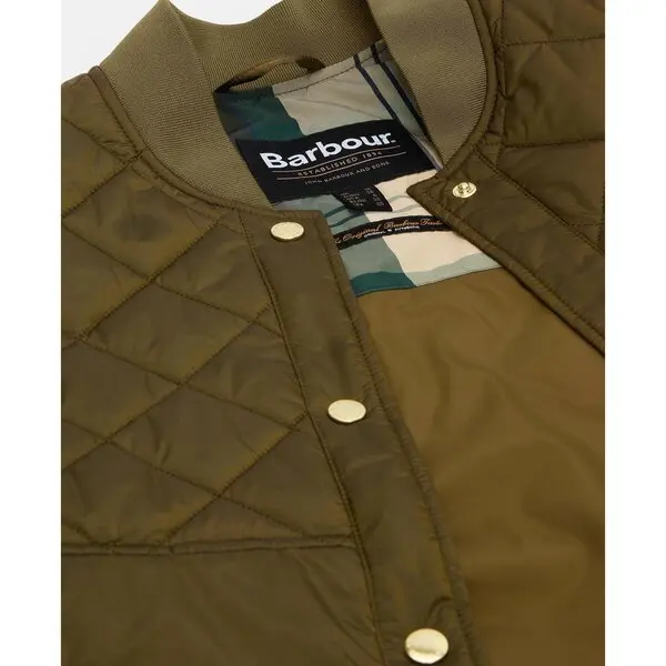 Barbour Quilted Long Sleeve Jacket - Brown
