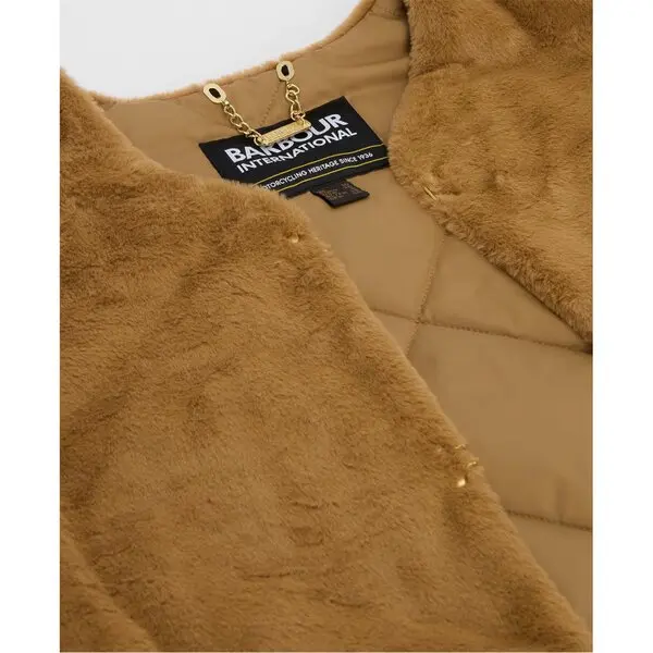 Barbour Sleeveless Fur Vest