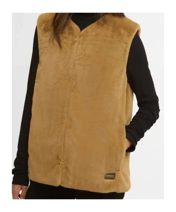 Barbour Sleeveless Fur Vest