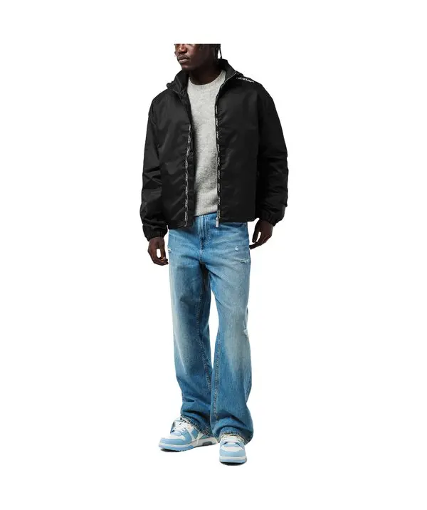 Off-White Zip-up Windbreaker With Logo Detail