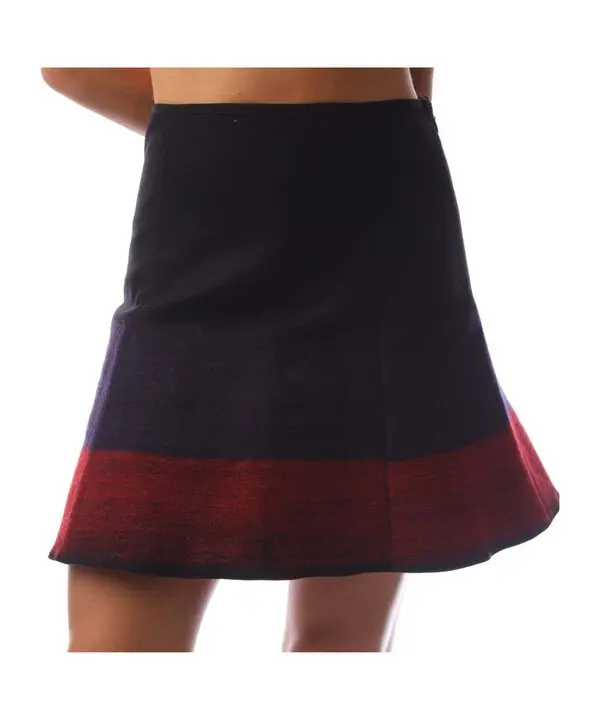 Emporio Armani Dip Dyed Flared Mini Skirt