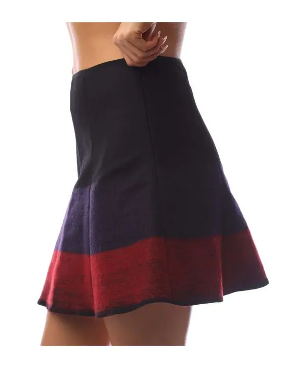 Emporio Armani Dip Dyed Flared Mini Skirt
