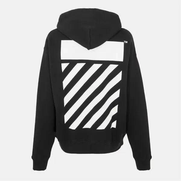Off-White Flannel Over-the-head Hoodie