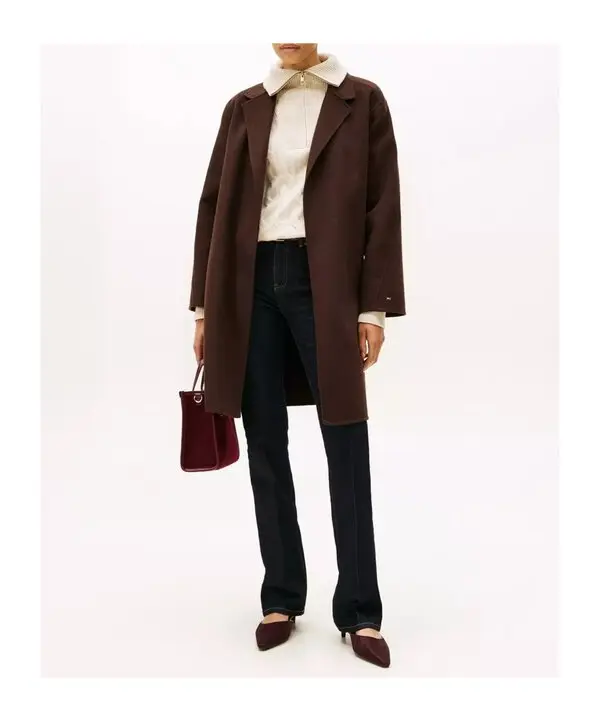 Tommy Hilfiger Belted Overcoat