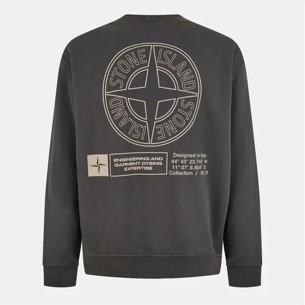 Stone Island Graphic Crew Neck Jumper