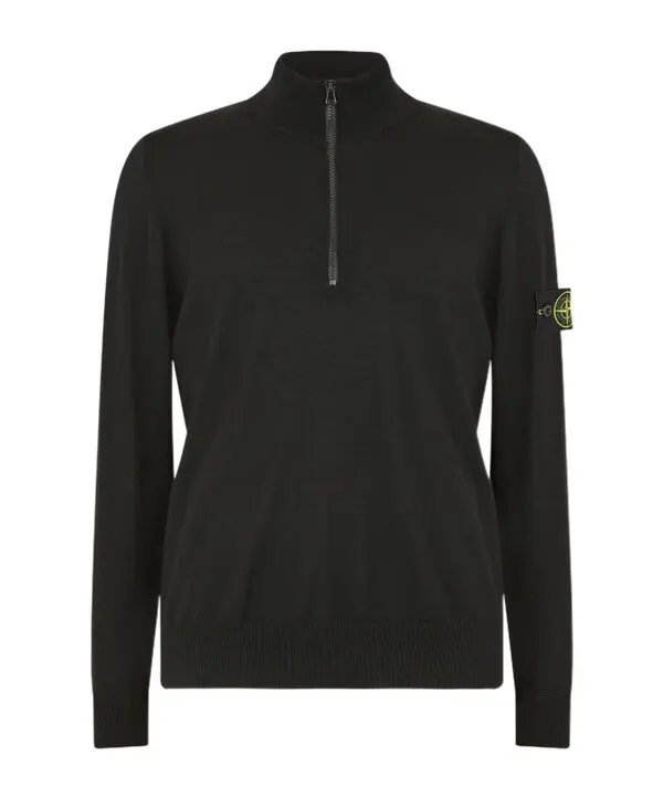 Stone Island Quarter Zip Knitwear