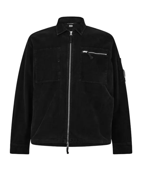 C.P. COMPANY Cord Overshirt - Black
