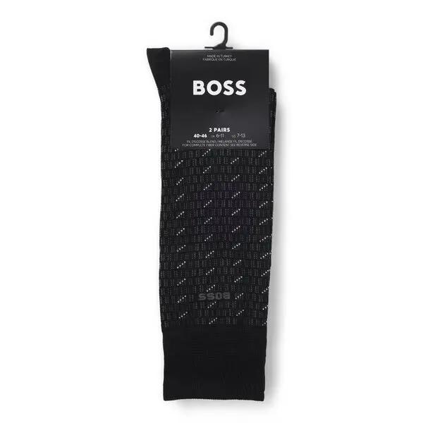Hugo Boss Pure Cotton Sweat-absorbent And Breathable Cotton Socks
