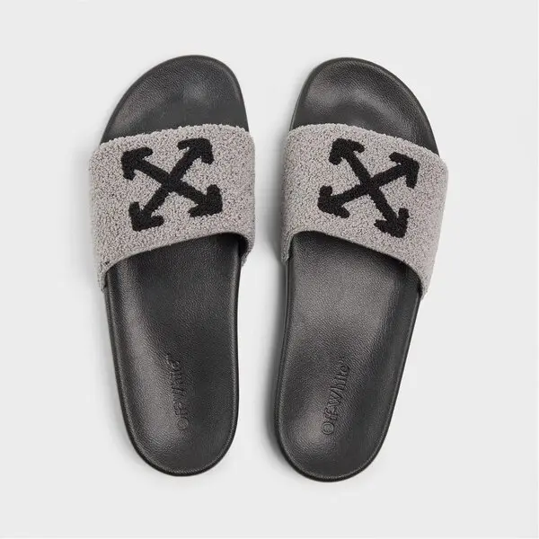 Off-White Terry Sliders
