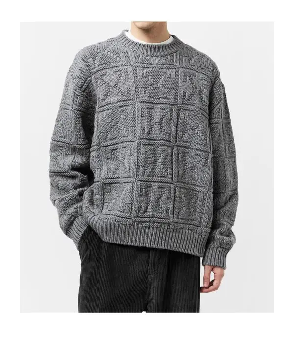 Off-White Off 3d Stitch Crew" Sweater