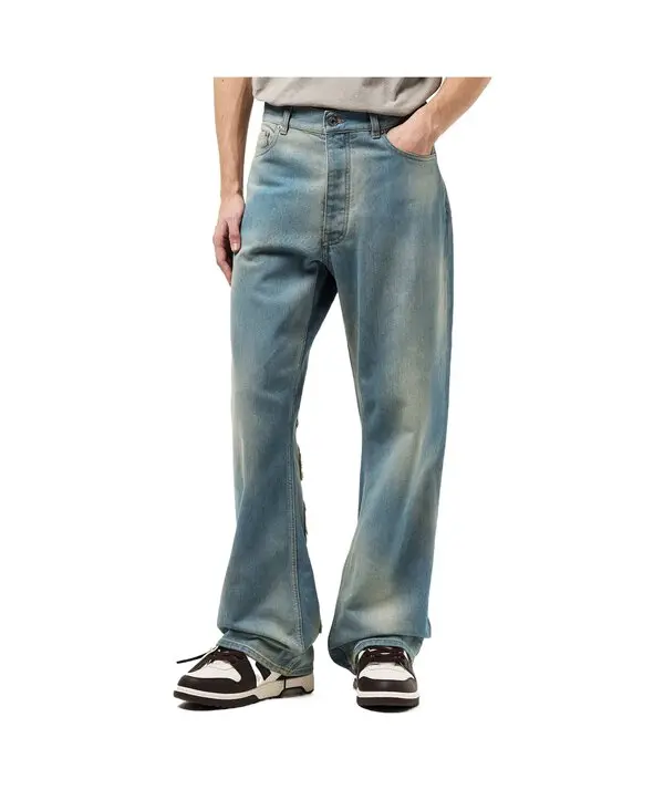 Off-White Solid-color Casual Pants