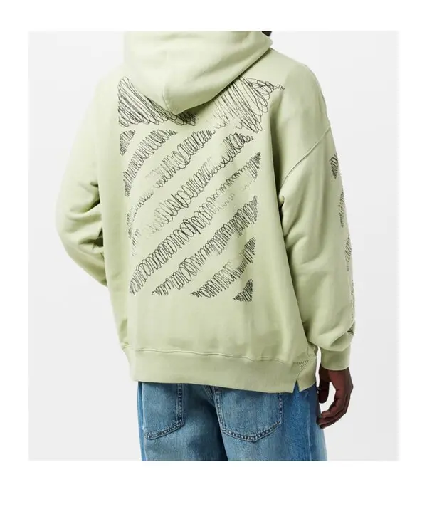Off-White Scrib Diag Over-the-head Hoodie