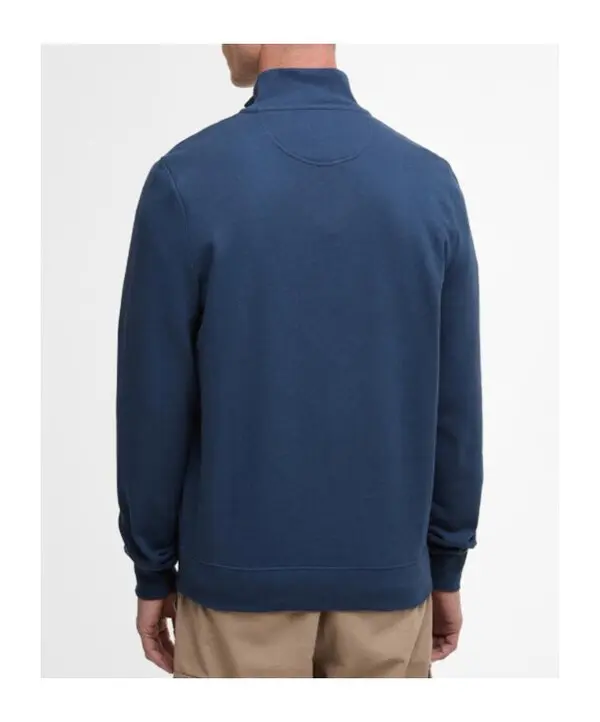 Barbour Long-sleeved Half-zip Sweatshirt - Insig Blue