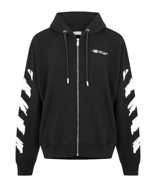 Off-White Ink Zip Hoodie