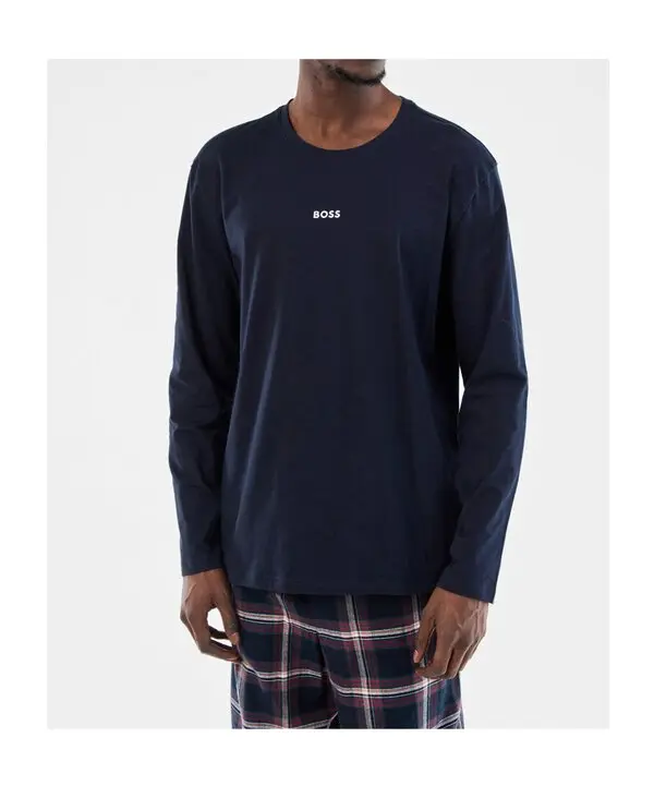 Hugo Boss Blue Plaid Top