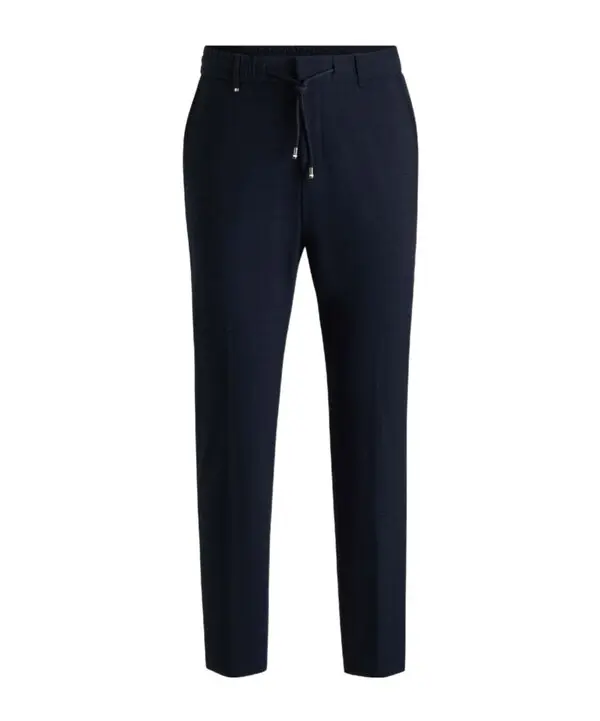 Hugo Boss C-perin-rds-252 Tapered Fit Trousers - Black