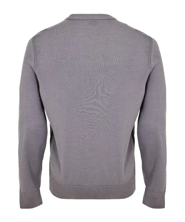 Hugo Boss Light Grey Crew Neck Knit Sweater