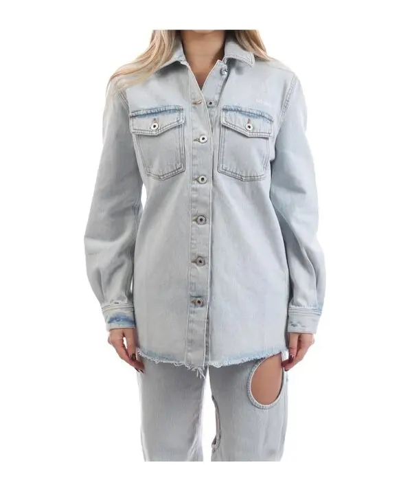 Off-White Diagonal Long Sleeve Shirt