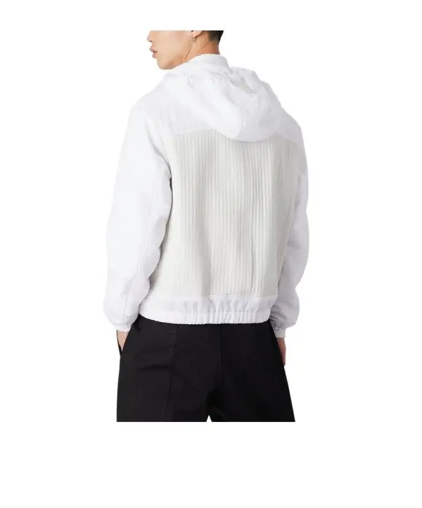 Emporio Armani Hooded Leather Jacket
