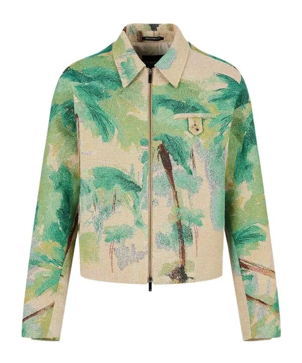 Emporio Armani Printed Casual Jacket