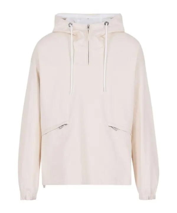 Emporio Armani Quarter Zip Hooded Jacket